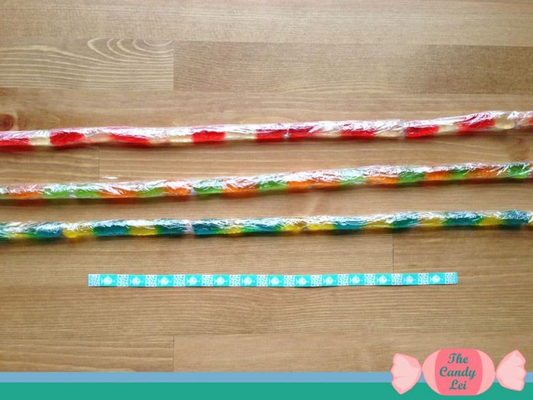 How to Braid a Gummy Worm Candy Lei - The Candy Lei