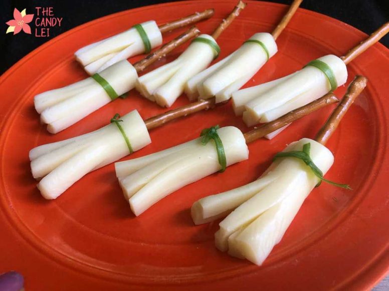 Halloween Treats: Witches Broom Snacks - The Candy Lei